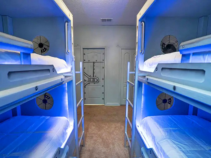 These aren't your average bunk beds&mdash;they're spacecraft sleeping quarters where even the most reluctant sleeper volunteers for bedtime.