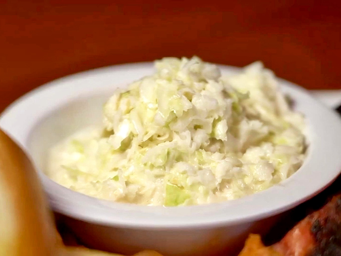 Not just a side dish, but a supporting actor deserving its own award &ndash; creamy, crunchy coleslaw that cuts through rich barbecue with refreshing precision.