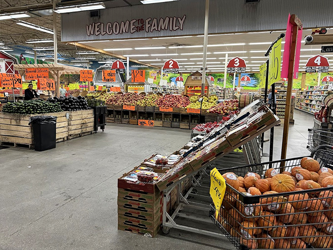 Welcome to the family: The sign isn't just words &ndash; it's the philosophy that turns first-time shoppers into lifetime regulars.