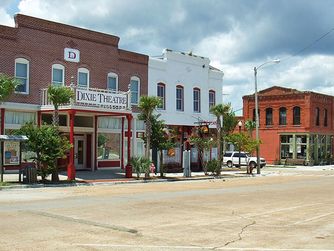 Apalachicola's historic storefronts speak of oyster fortunes and maritime adventures, their brick facades housing treasures waiting to be discovered.