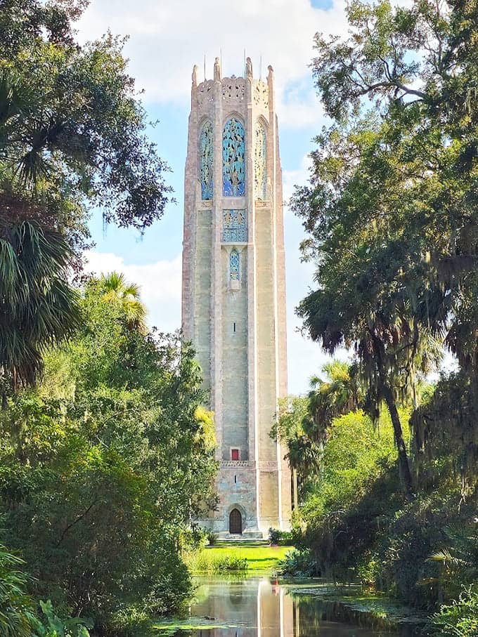 Bok Tower rises above the gardens like a musical monument, its bells singing out across one of Florida's most peaceful spots.
