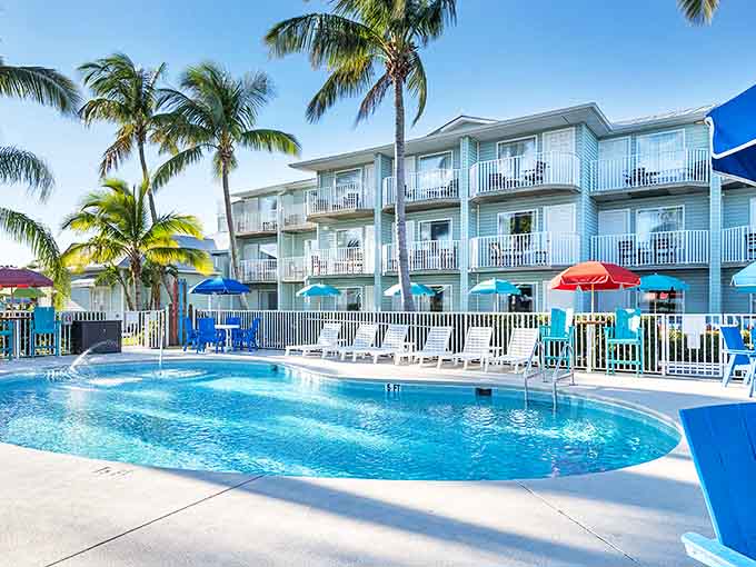 Comfortable chairs line the waterfront, inviting you to sit down and watch the boats go by.