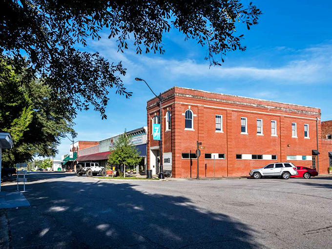 The historic red brick buildings of downtown DeFuniak Springs stand as testaments to this unique Panhandle town's rich past.