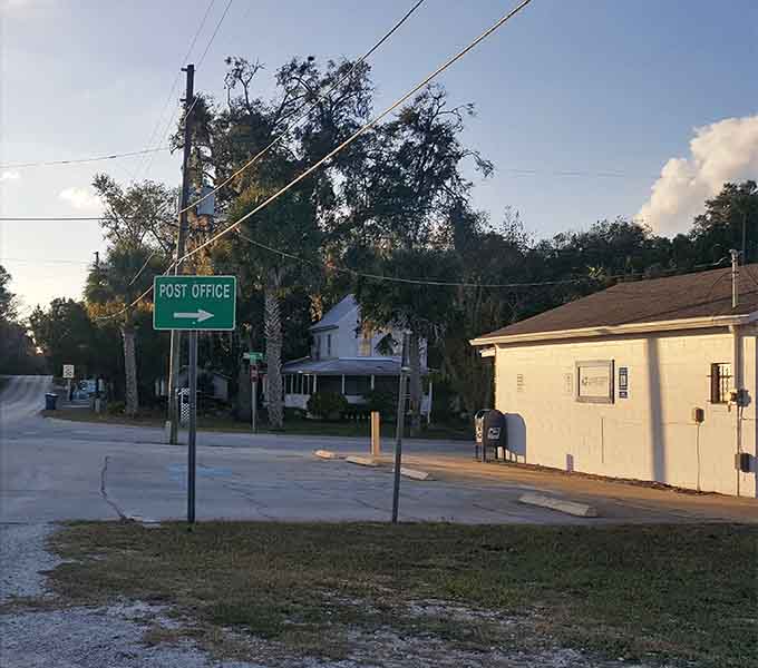 Even the post office maintains Cassadaga's small-town charm, proving that even mundane errands feel special in this mystical hamlet.