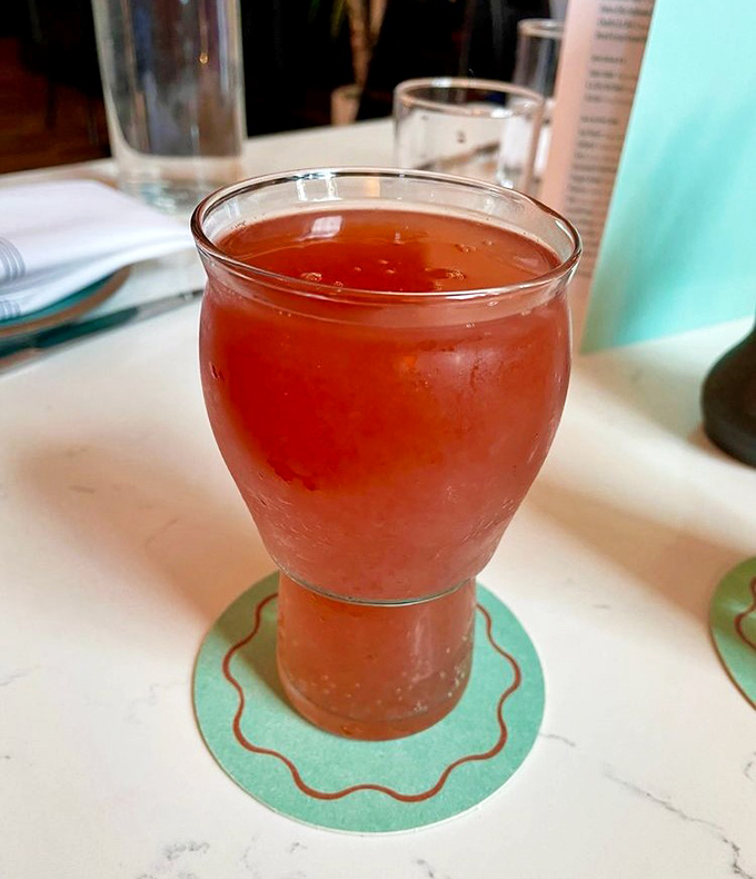 This isn't just a cocktail &ndash; it's a sunset in a glass, promising refreshment with Italian spirits that complement rather than compete with your meal.