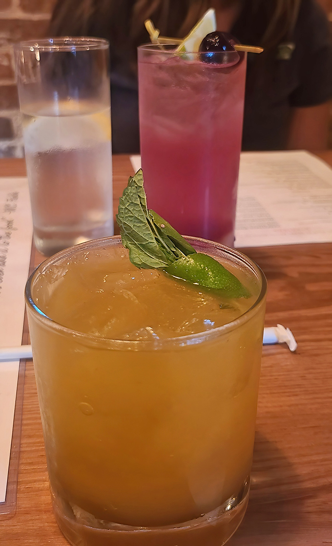 Cocktails at The Old Jailhouse aren't just drinks &ndash; they're liquid alibis for extending your stay, each one crafted with the precision of a master locksmith.