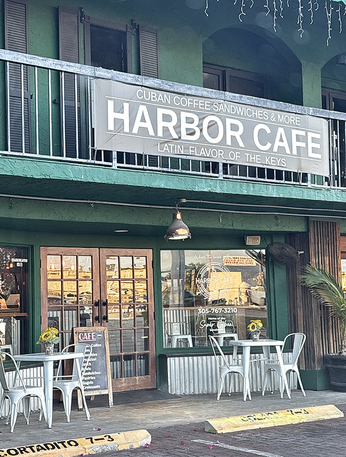 Harbor Cafe serves up Cuban coffee strong enough to fuel your entire Keys adventure, alongside sandwiches that would make Havana proud.