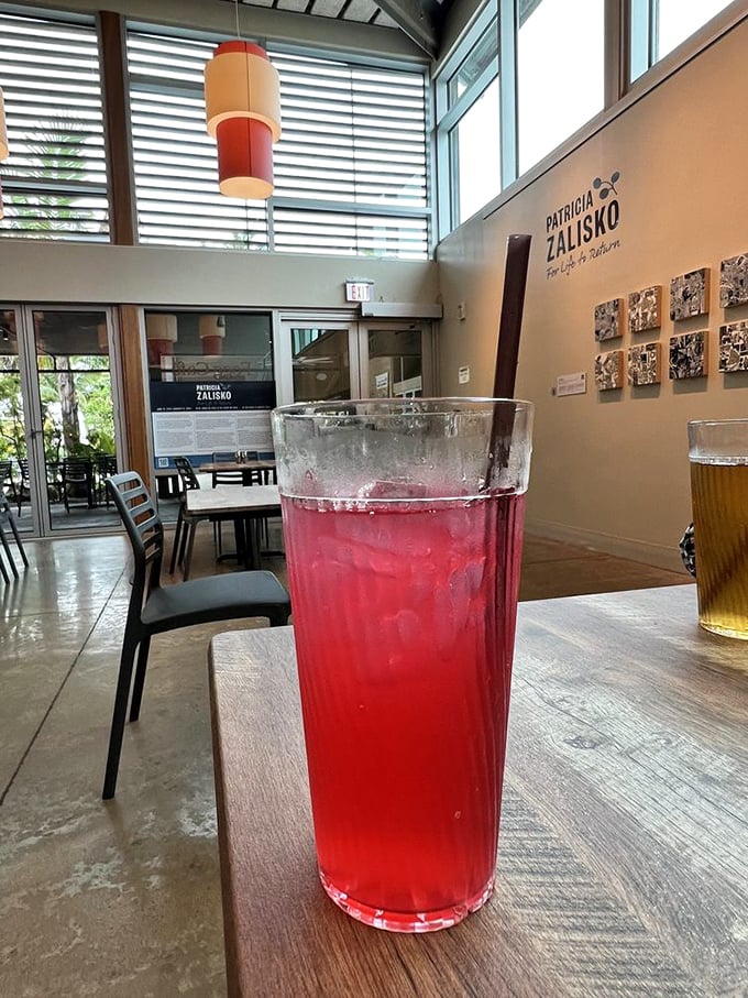 That hibiscus lemonade isn't just a drink, it's liquid jewelry &ndash; ruby-red refreshment that tastes like Florida sunshine in a glass.