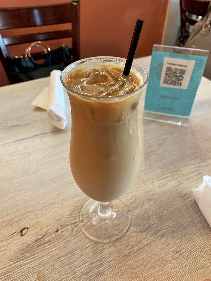 This isn't just iced coffee &ndash; it's vacation in a glass, strong enough to wake you but smooth enough to savor while watching palms sway.