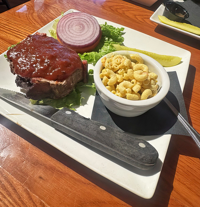 This isn't your grandmother's meatloaf &ndash; unless your grandmother wrapped hers in bacon and glazed it with a sauce worth bottling.