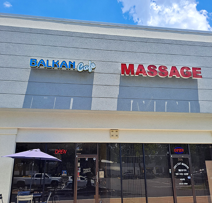 Don't let the simple storefront fool you &ndash; Balkan Cafe serves authentic Bosnian specialties that transport you straight to Sarajevo with every bite.