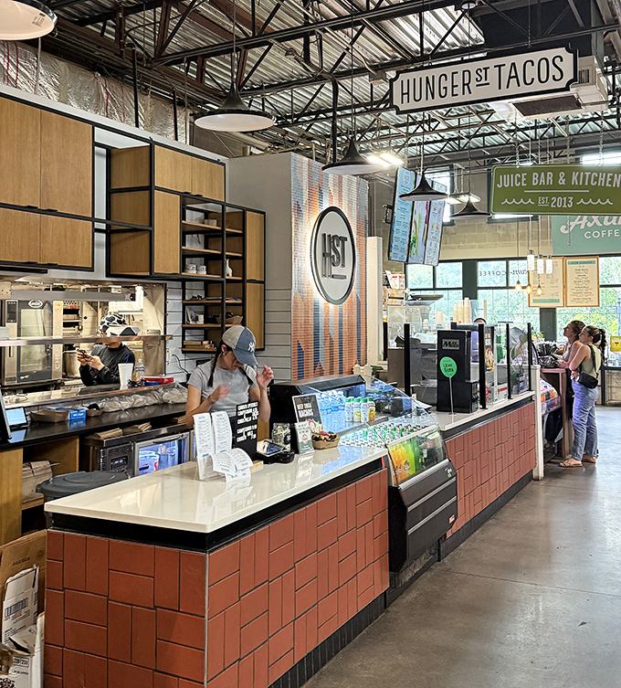 Hunger Street Tacos serves up authentic Mexican flavors that transport you straight to a Mexico City street corner.