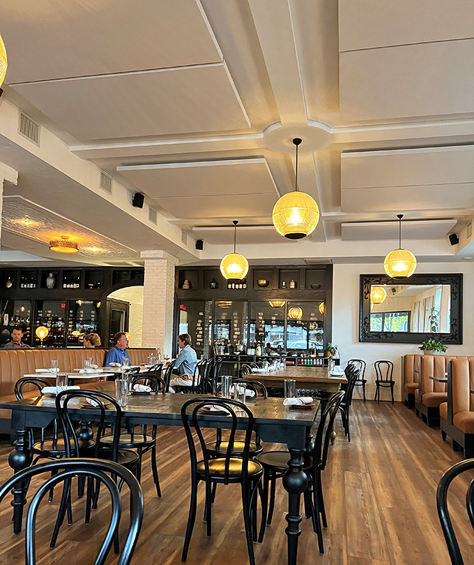 Where pasta dreams come true under soft lighting. Notice how nobody's looking at their phones? That's the power of properly executed Italian cuisine.
