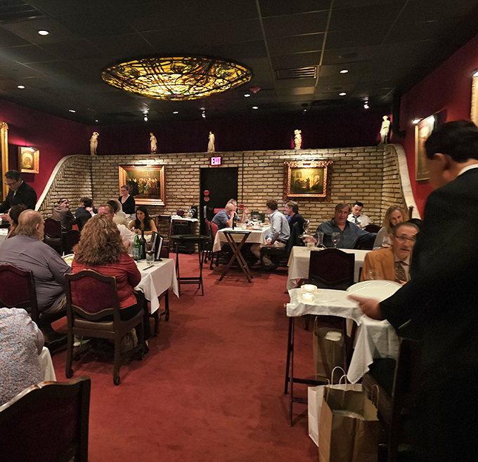 The intimate dining spaces make every table feel like your own private dessert sanctuary, complete with mood lighting and artistic ambiance.