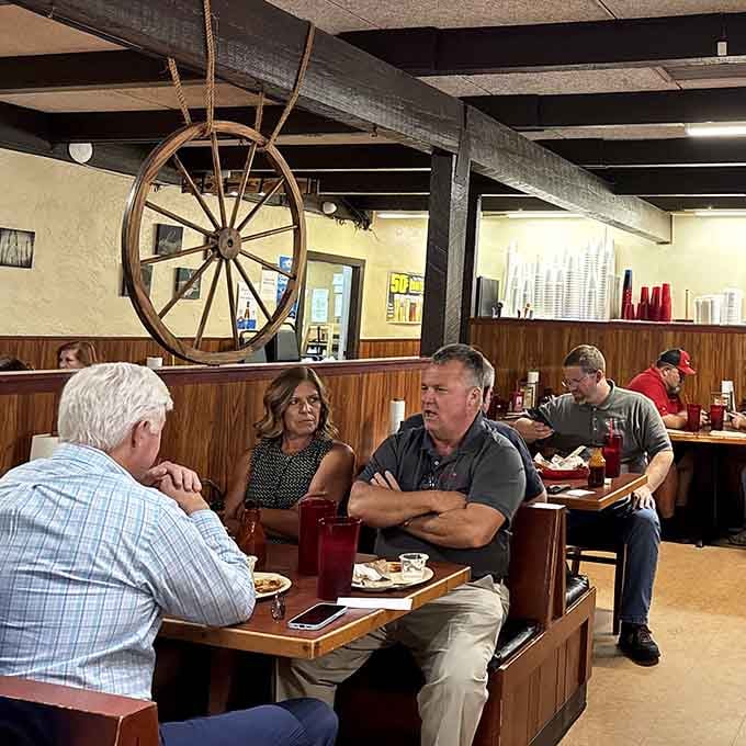 The universal language of barbecue brings people together over plates piled high with smoky goodness.