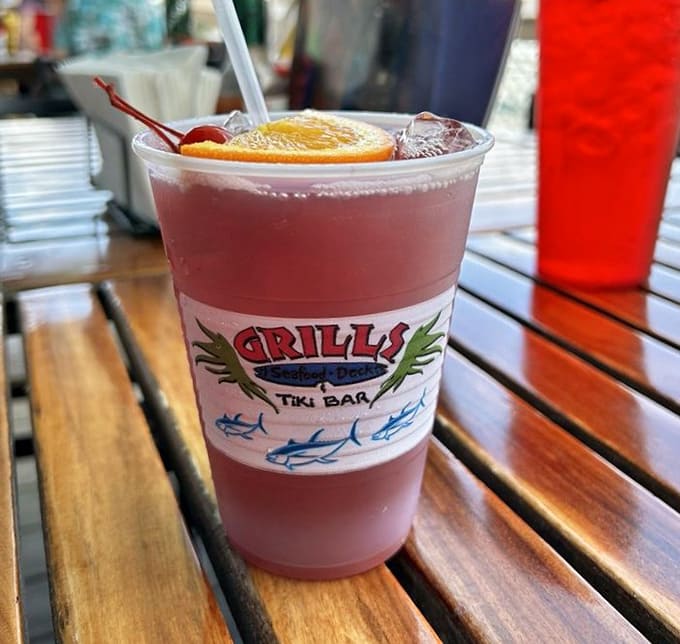 Red sangria loaded with fruit and possibilities, the perfect liquid companion for waterfront sunset watching sessions.