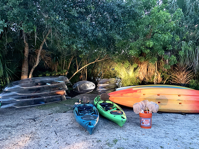 A rainbow fleet awaits its captains &ndash; each vessel promising different perspectives of the same magical waterscape.