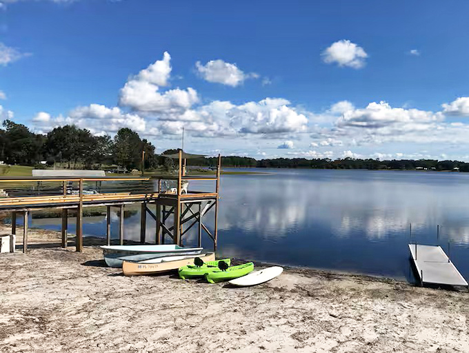 Lake Geneva's mirror-like surface perfectly captures Wisconsin's big sky country &ndash; where clouds and water become indistinguishable companions.