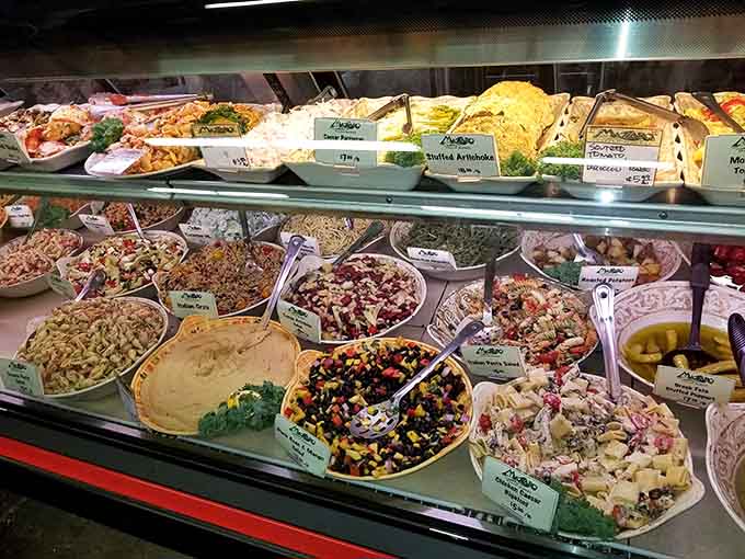 The prepared foods section answering the eternal question: "What if homemade quality didn't require actual homemade effort?"
