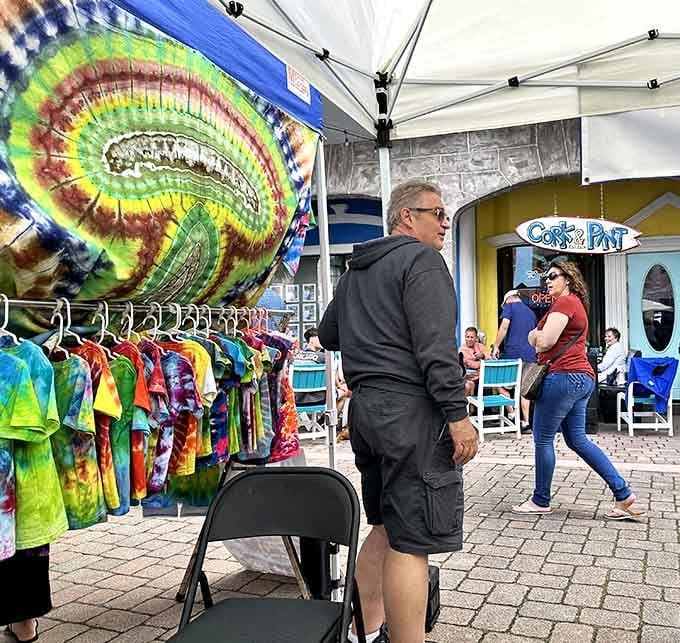 Tie-dye apparel in every color imaginable proves that some fashion trends never really die, they just get more vibrant.