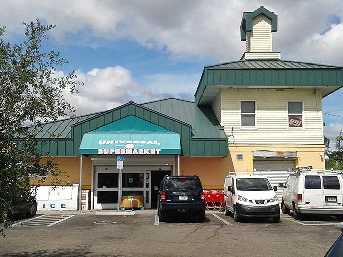 This charming supermarket looks like it should be selling fishing tales alongside groceries &ndash; old Florida charm in commercial form.