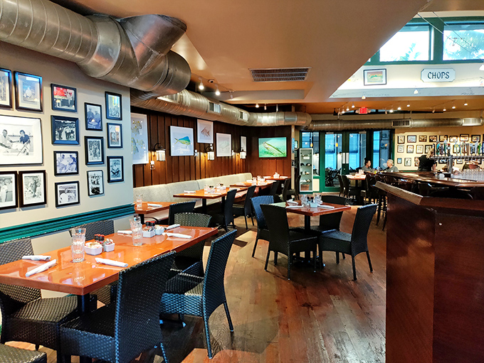 The dining room hums with the perfect energy &ndash; not too loud, not too quiet &ndash; just right for savoring both the food and the company.