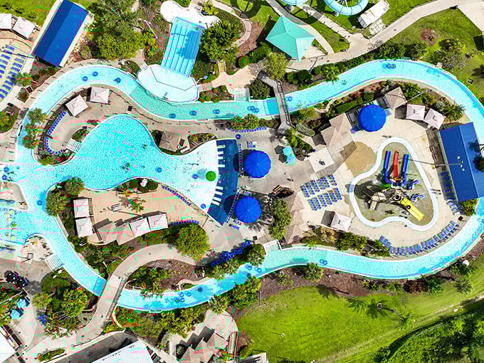 Lazy river or water park? This winding aquatic playground offers Florida fun without the long lines or admission fees.