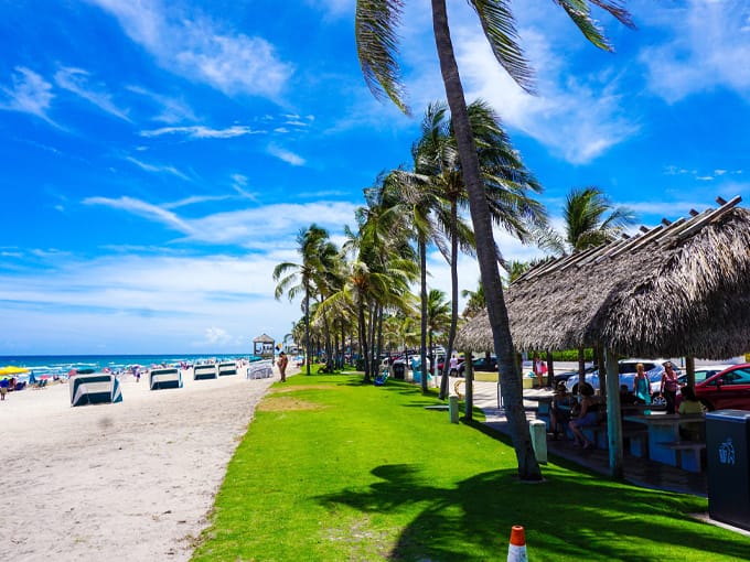 a lovely view of deerfield beach fl