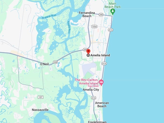 amelia island 10 map