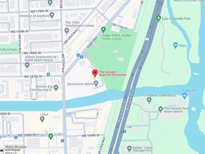 ancient spanish monastery 10 map