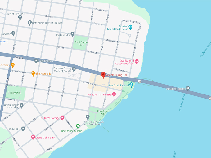 angels dining car map