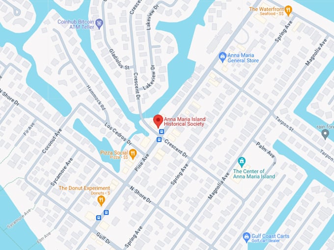 anna maria island historical society 10 map