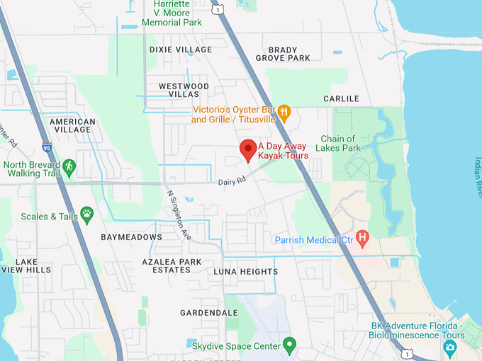bioluminescence tours 10 map