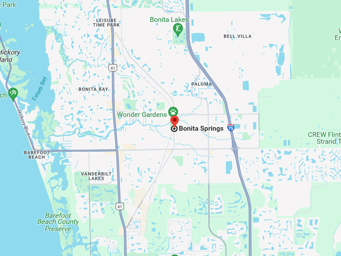bonita springs 10 map