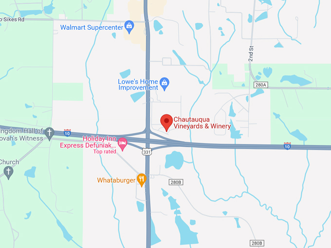 chautauqua vineyards and winery 10 map