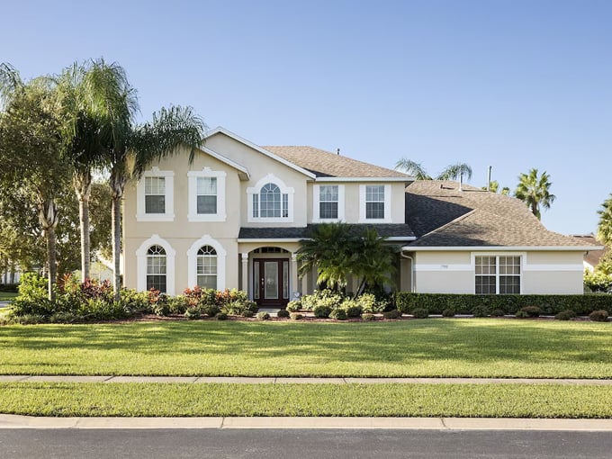 december themed house four corners