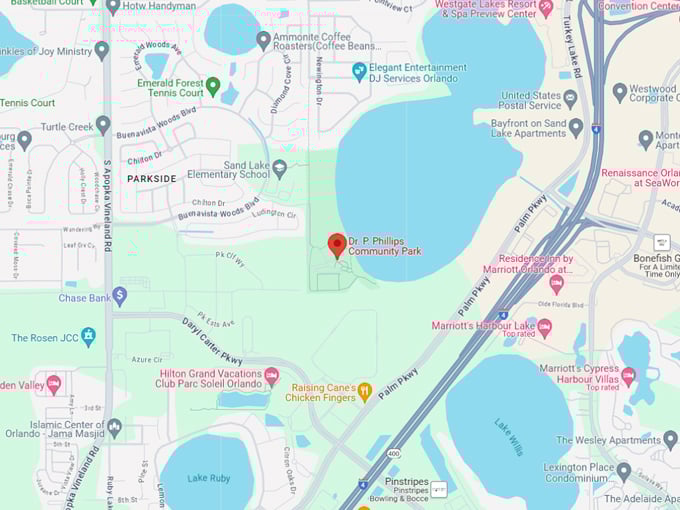 dr. p. phillips community park 10 map