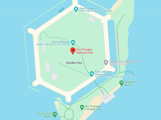 dry tortugas national park 10 map 1