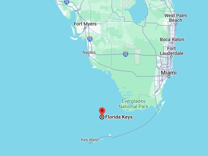 florida keys 10 map