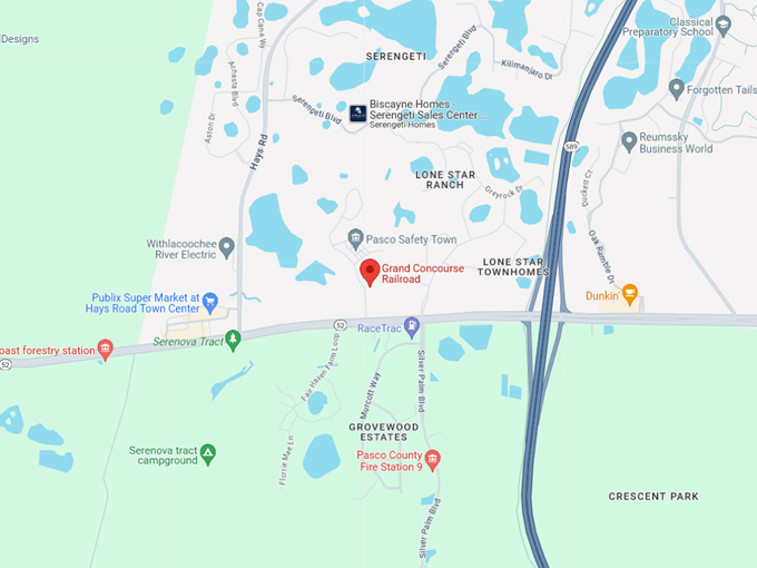 Grand Concourse Railroad 10 map