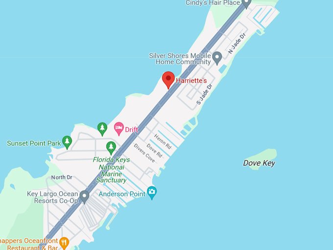 harriettes restaurant 10 map