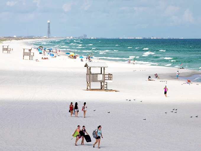 kick back and relax with your toes in the sand