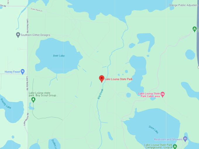 lake louisa state park 10 map