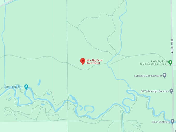 little big econ state forest 10 map