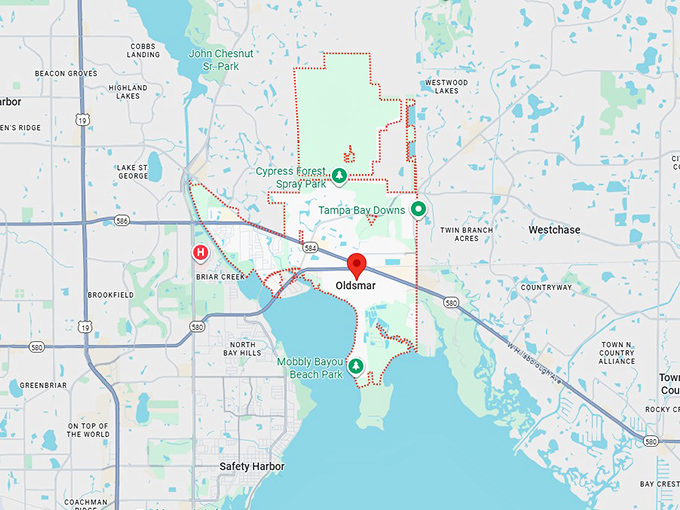 oldsmar map