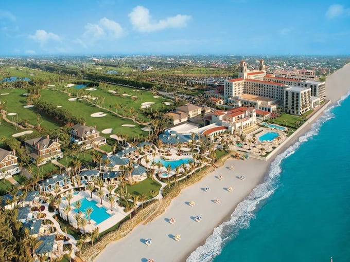 palm beach for a luxurious vibe