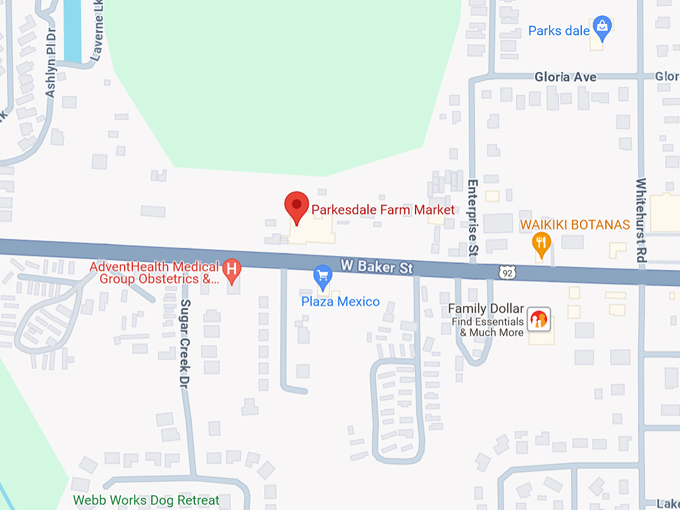 parkesdale farm market 10 map