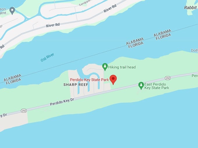 perdido key state park 10 map