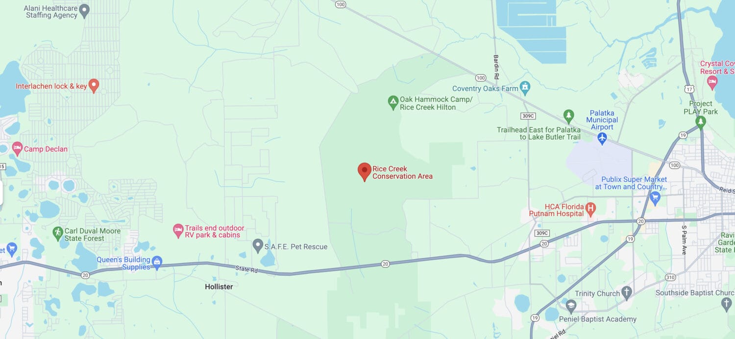 rice creek conservation area 10 map