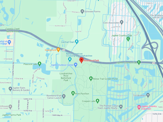 riverbend park 10 map